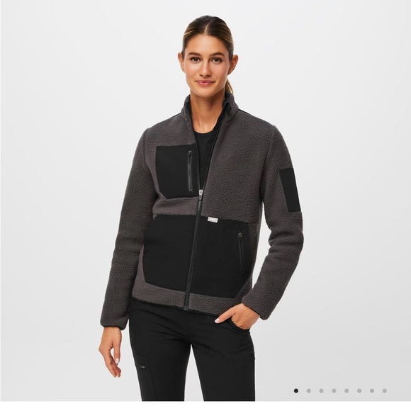 Figs | Jackets & Coats | Figs Onshift Sherpa Jacket | Poshmark